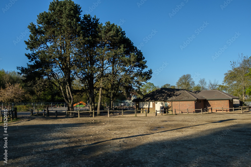 National Trust resign car park at Hindhead, Surrey, England, UK Stock ...