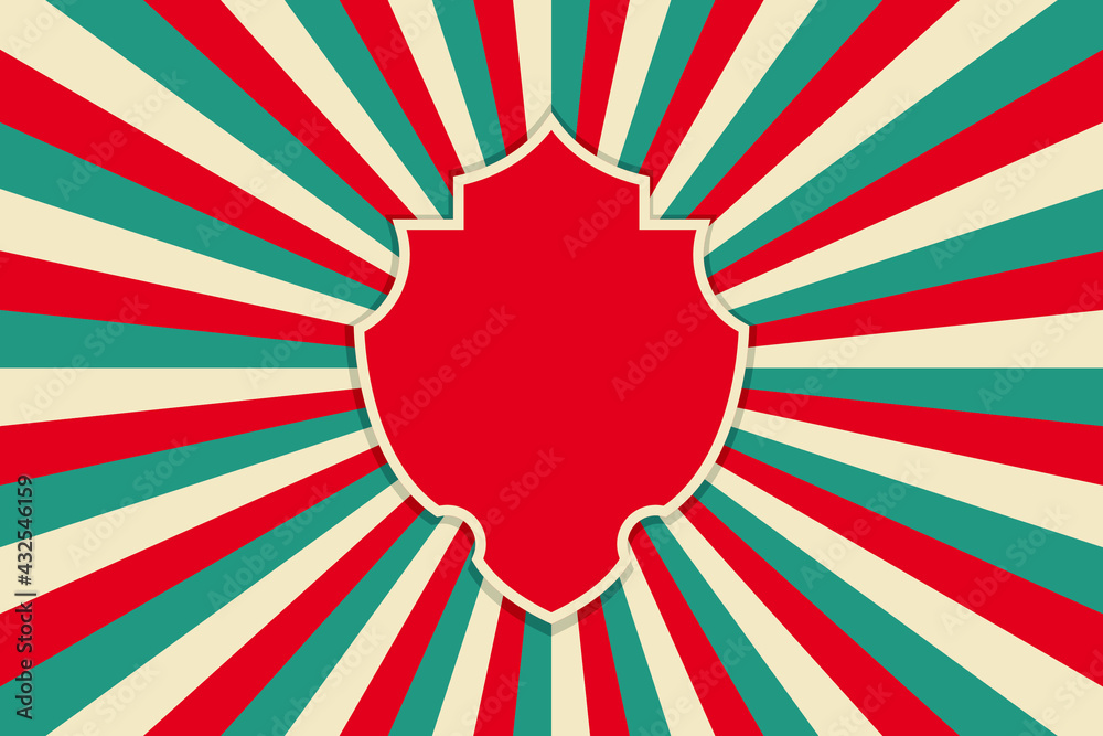 Red blue color poster graphic trendy background design. Stock Vector ...