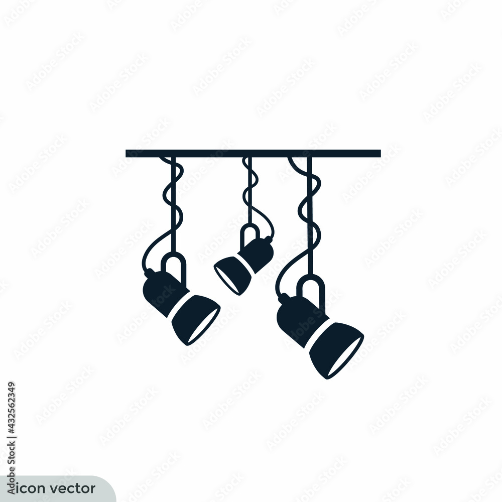 spotlight icon vector Stock Vector | Adobe Stock