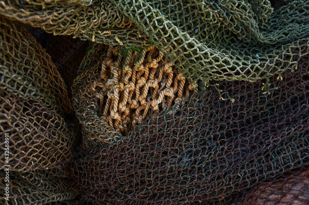 A fishing net is a net used for fishing. Nets are devices made from ...