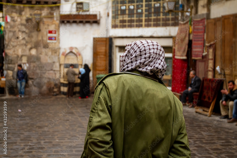 Foto de Street view, downtown Damascus, Syria featuring a man from ...