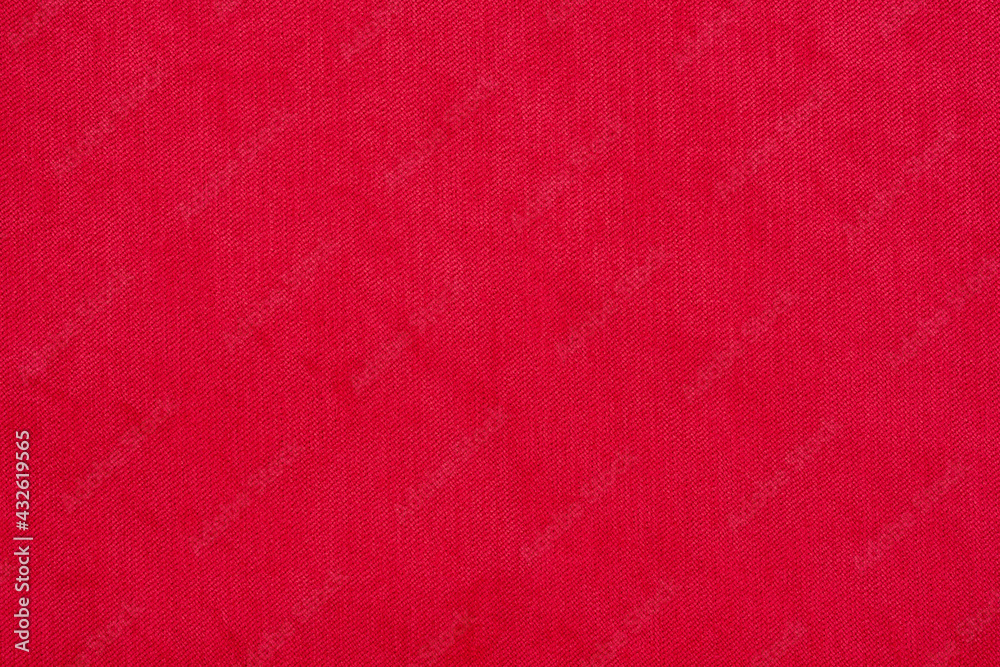 Red fabric background texture. Red cloth. Fabric surface for banner ...