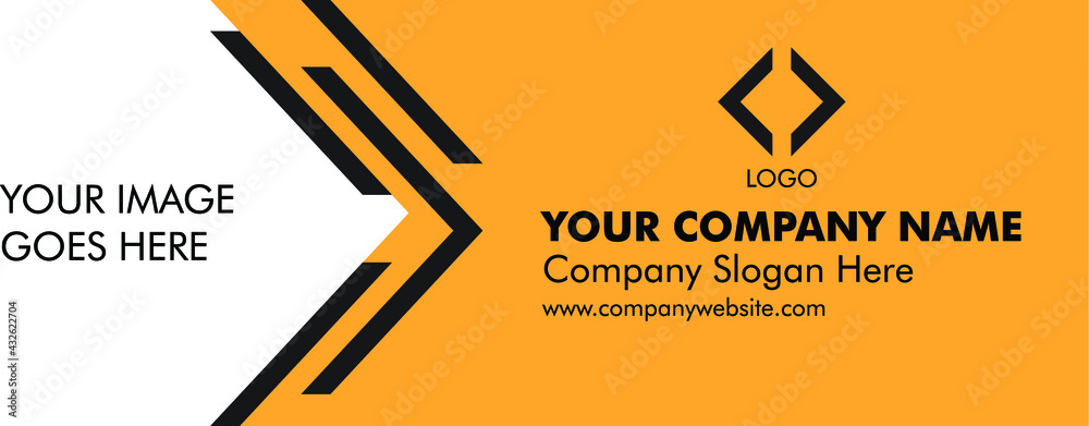 Simple Facebook Cover Design For You Business Stock Vector | Adobe Stock