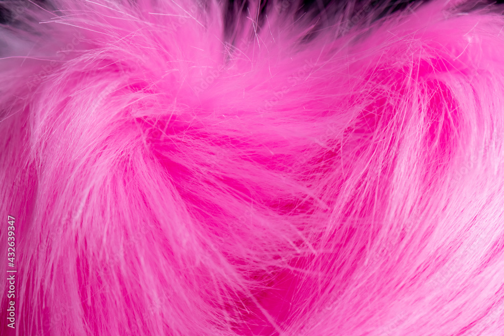 bright pink fur texture background Stock Photo | Adobe Stock