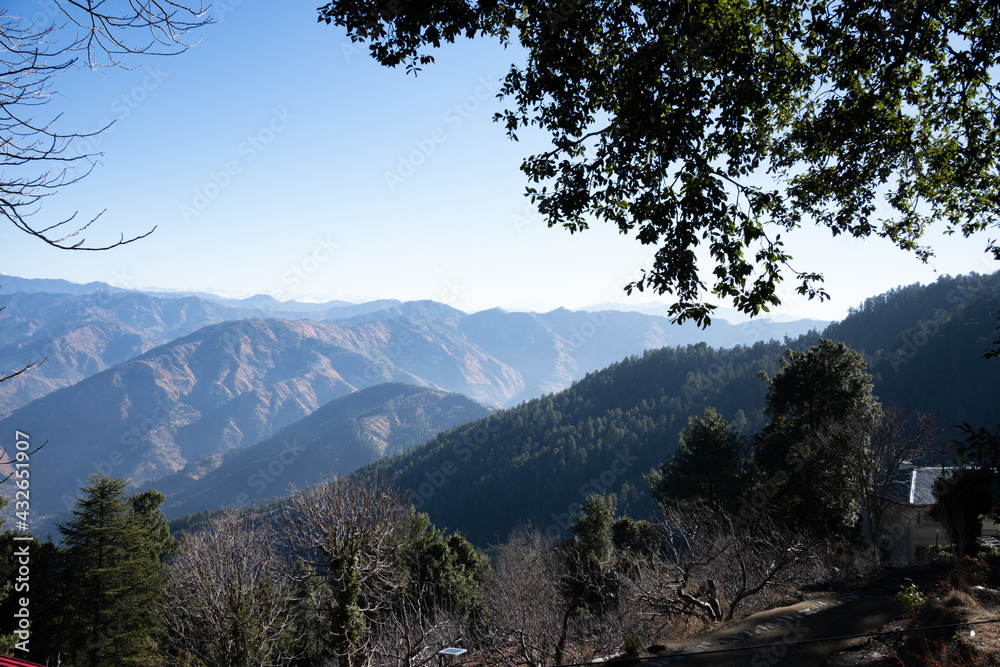 Shivalik Range of the Himalayas, Narkanda Valley, Himachal Pradesh ...