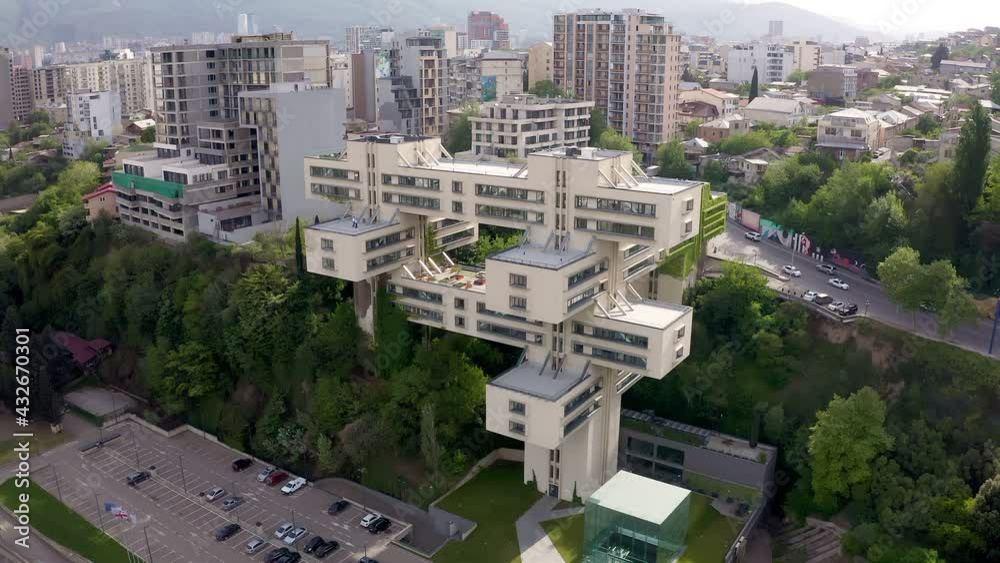 Tbilisi, Georgia. Building of Bank of Georgia headquarters ex for the ...
