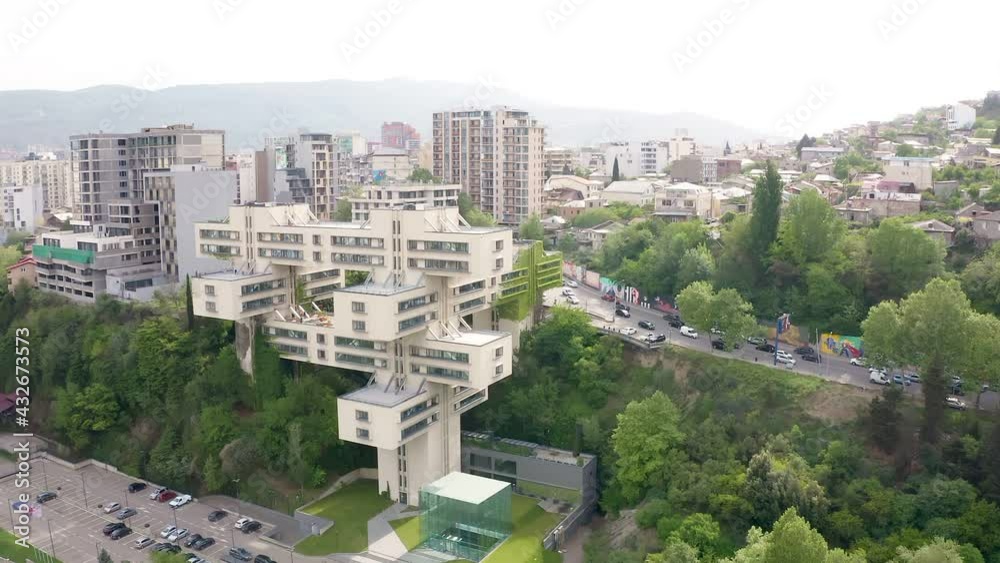 Tbilisi, Georgia. Building of Bank of Georgia headquarters ex for the ...