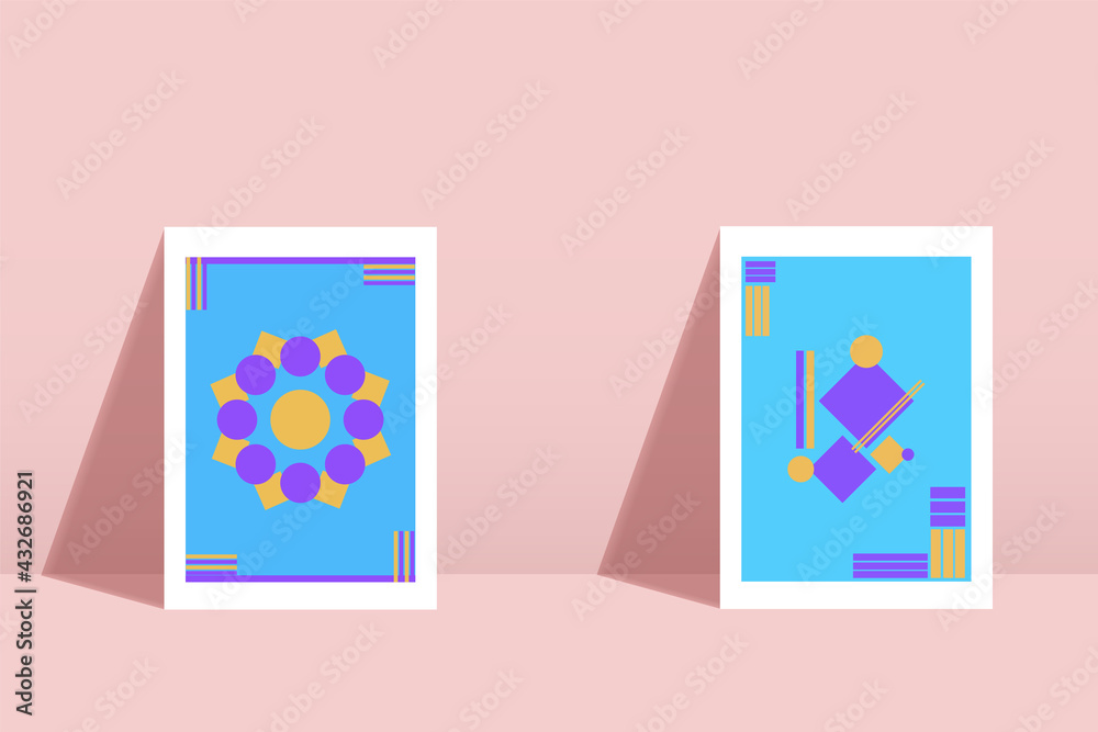 minimalist wall art design. Simple and clean wall art or poster ready ...