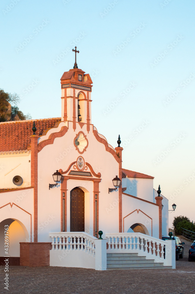 santuario de la virgen de la peña Stock Photo | Adobe Stock