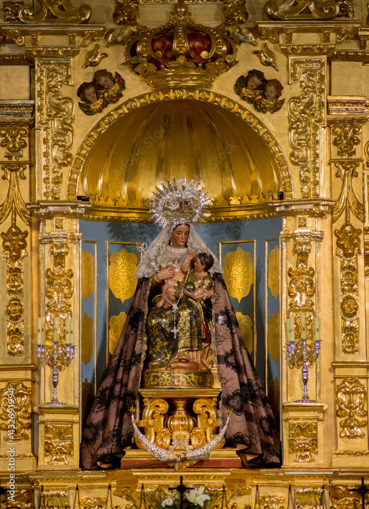 virgen de la peña Stock Photo | Adobe Stock