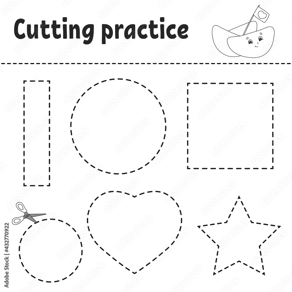 Cutting Practice For Kids Education Developing Worksheet Activity cutting-practice-for-kids-education-developing-worksheet-activity