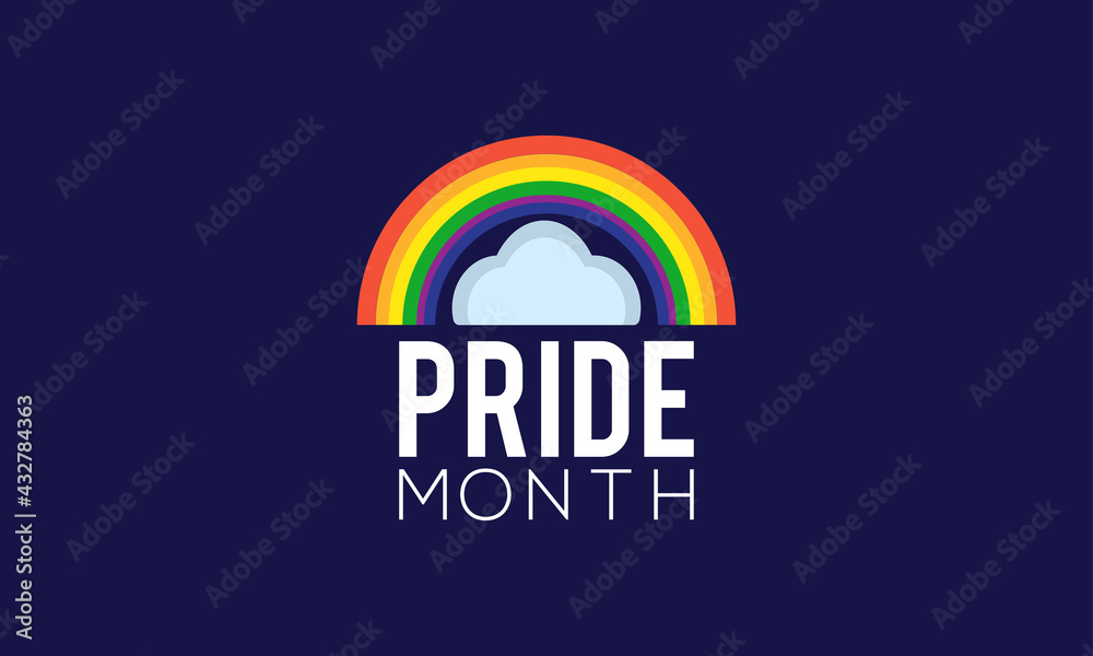 Pride Month Awareness Concept Observed on June Every Year. Pride Month ...