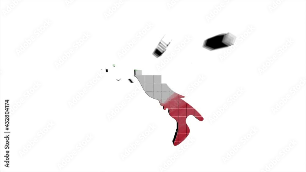 Italy Map Showing Up Intro By Regions 4k animated Italy map intro ...