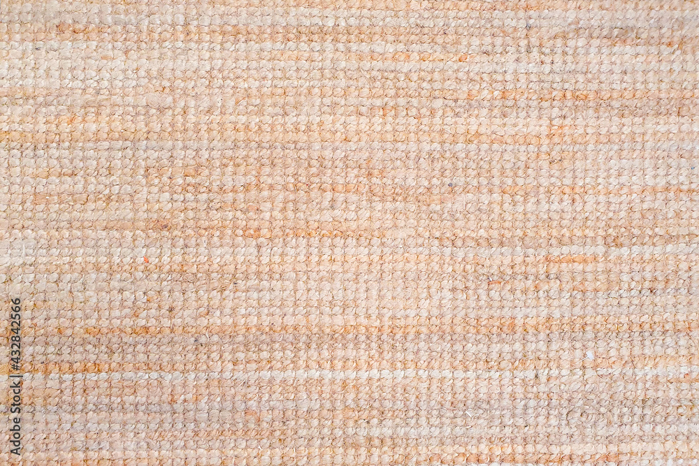 Beige light peach carpet texture background. Polypropylene carpet ...