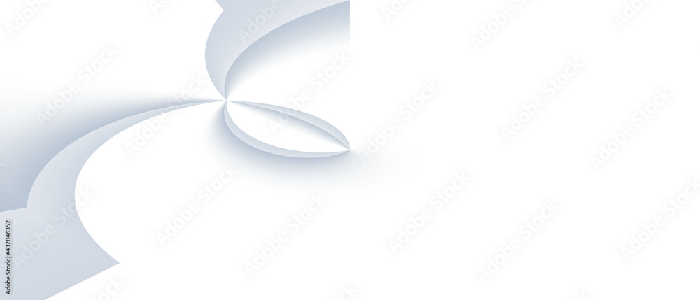 white paper background, luxury, with geometric transparent gradient ...