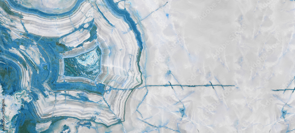 Blue white abstract marble granite natural stone texture background ...