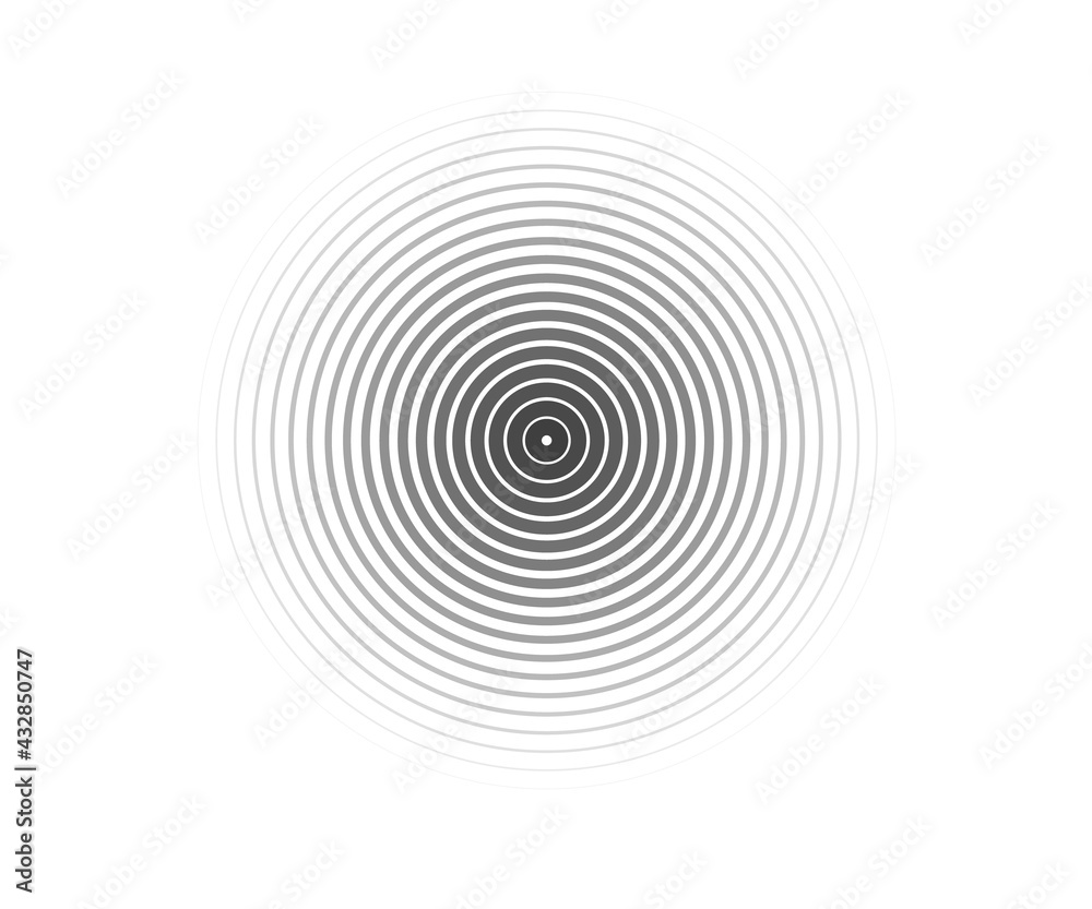 Concentric circle elements. Element for graphic web design, Template ...