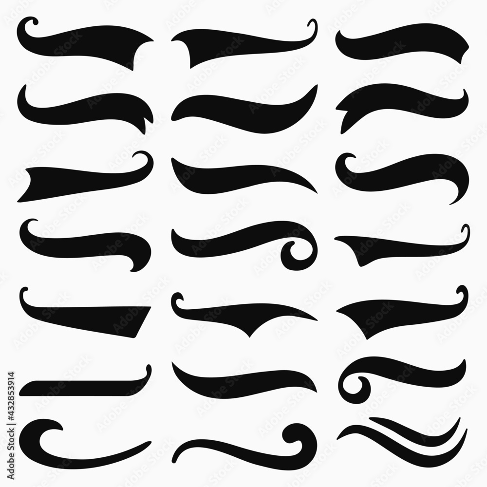 CALLIGRAPHY SWISH VECTOR COLLECTION Stock Vector | Adobe Stock