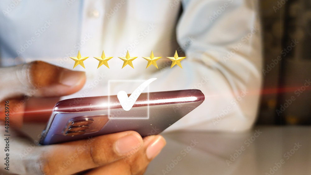 Customer Experience Concept, Best Excellent Services Rating for ...
