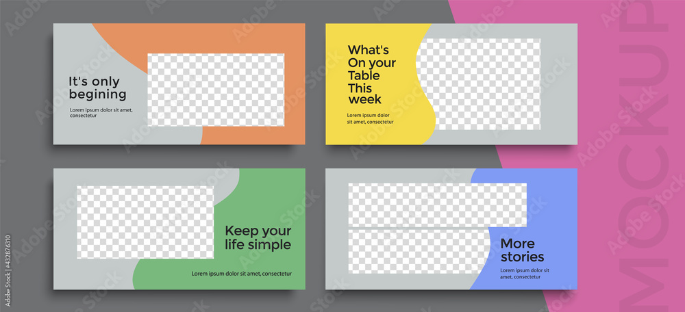 Editable poster template. Can be used for poster, brochure, magazine ...