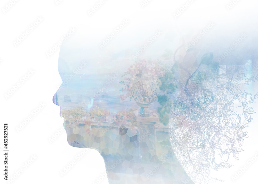 head with gears, abstraction, texture, grunge, art, wallpaper, stained ...