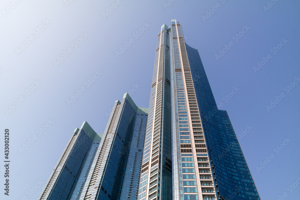 Haeundae, Busan, South Korea February 20, 2021: The exterior of the ...