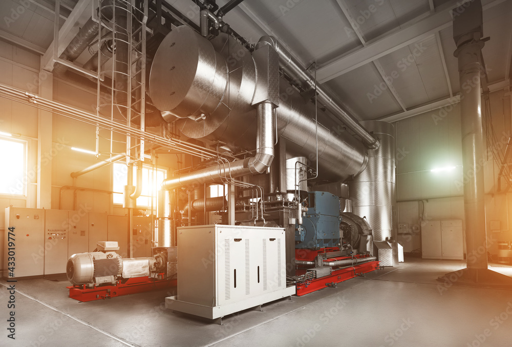 Rankine organic cycle turbine (ORC-turbine) installed in modern ...