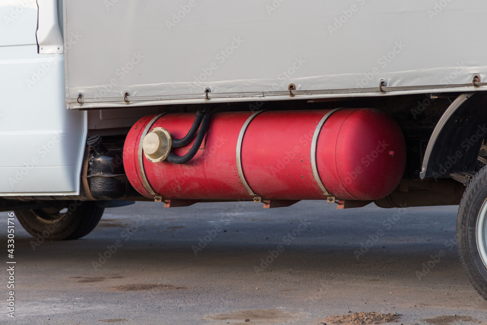 Foto de gas-fueled vehicle, vehicle with gas equipment, gas filling ...