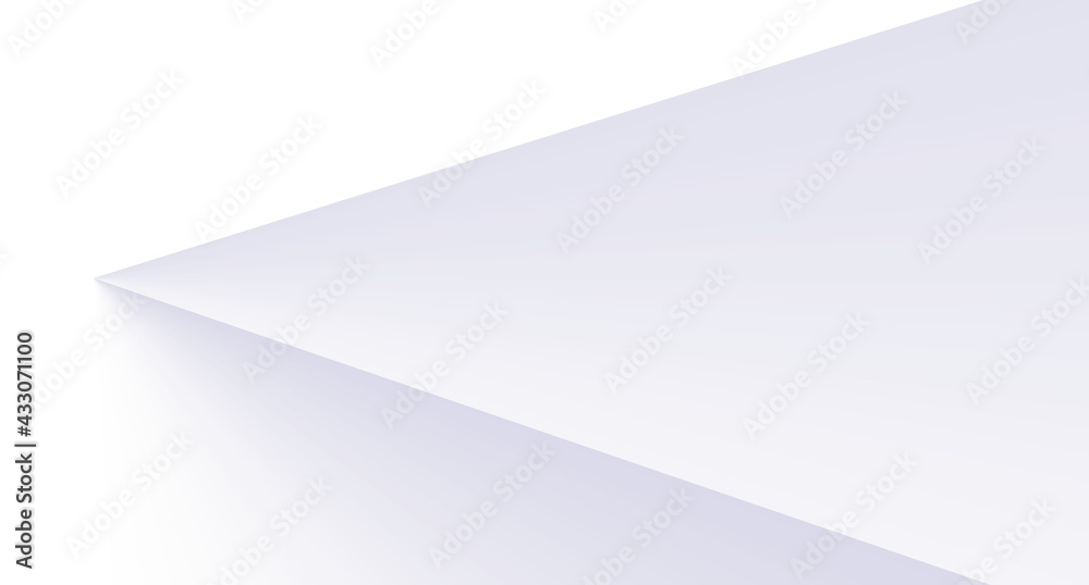 blank paper sheet, white background, luxury, with geometric transparent ...