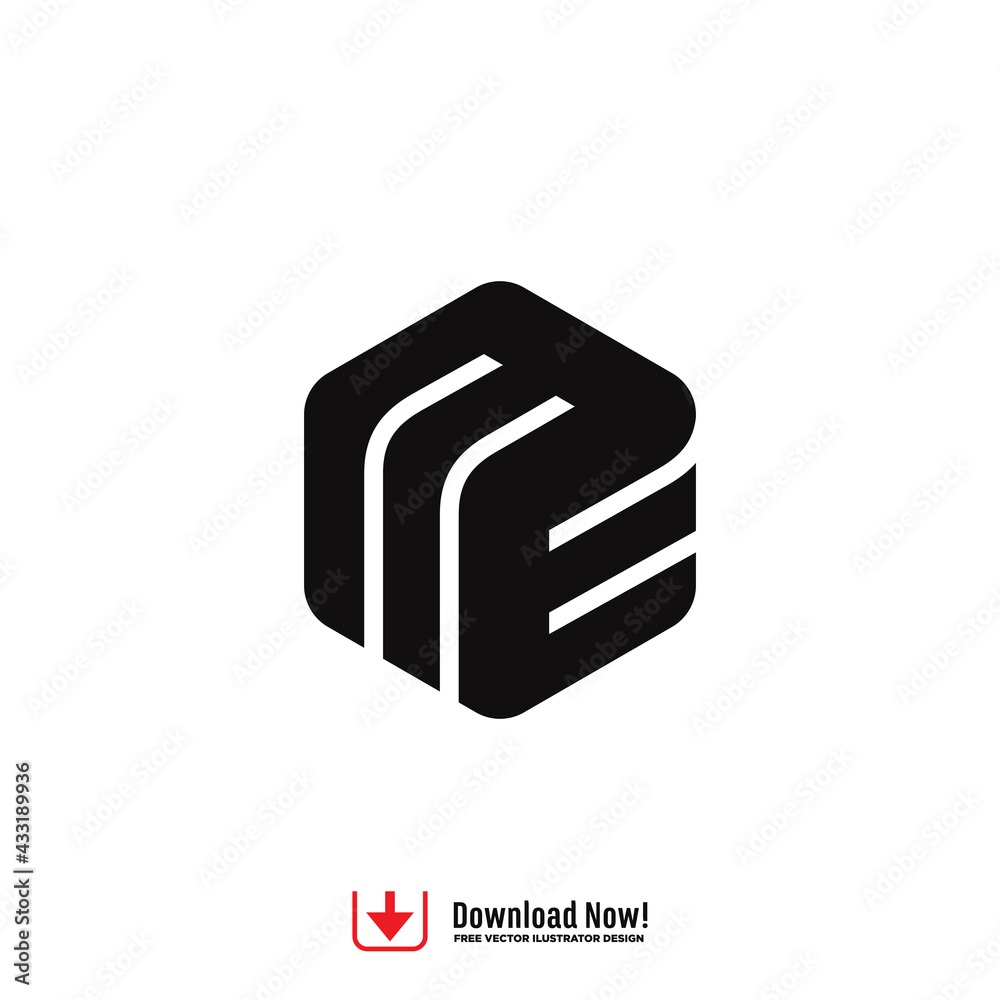 logo vector me Stock Vector | Adobe Stock