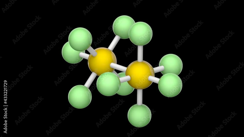 Disulfur decafluoride (formula S2F10 or F10S2) is a colorless volatile liquid or gas with an ...