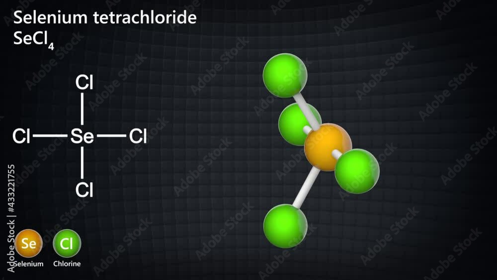 Selenium tetrachloride, formula SeCl4 or Cl4Se. It exists as yellow to ...