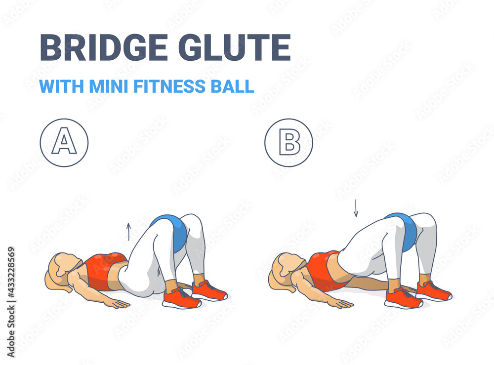 Glute Bridge With Ball