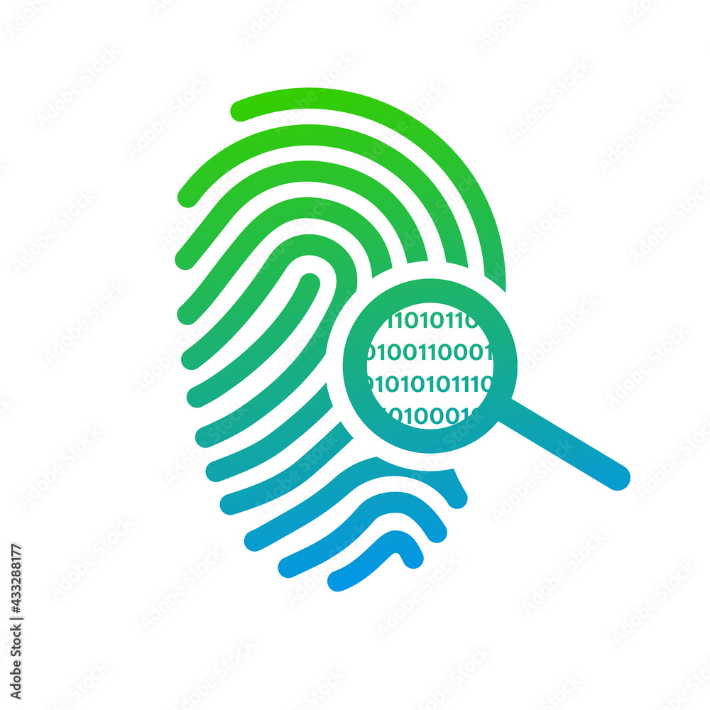 Digital evidence icon. Clipart image isolated on white background Stock ...