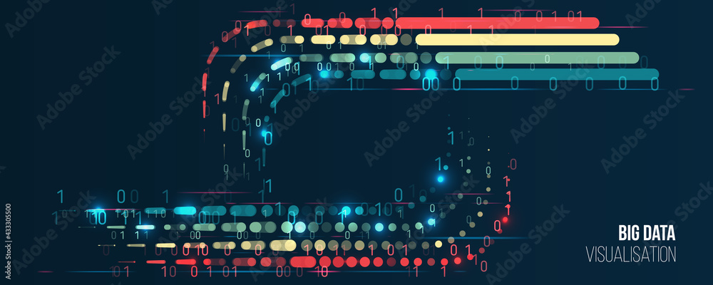 Connection structure. Data array visual concept for website. Big data connection complex. Big ...
