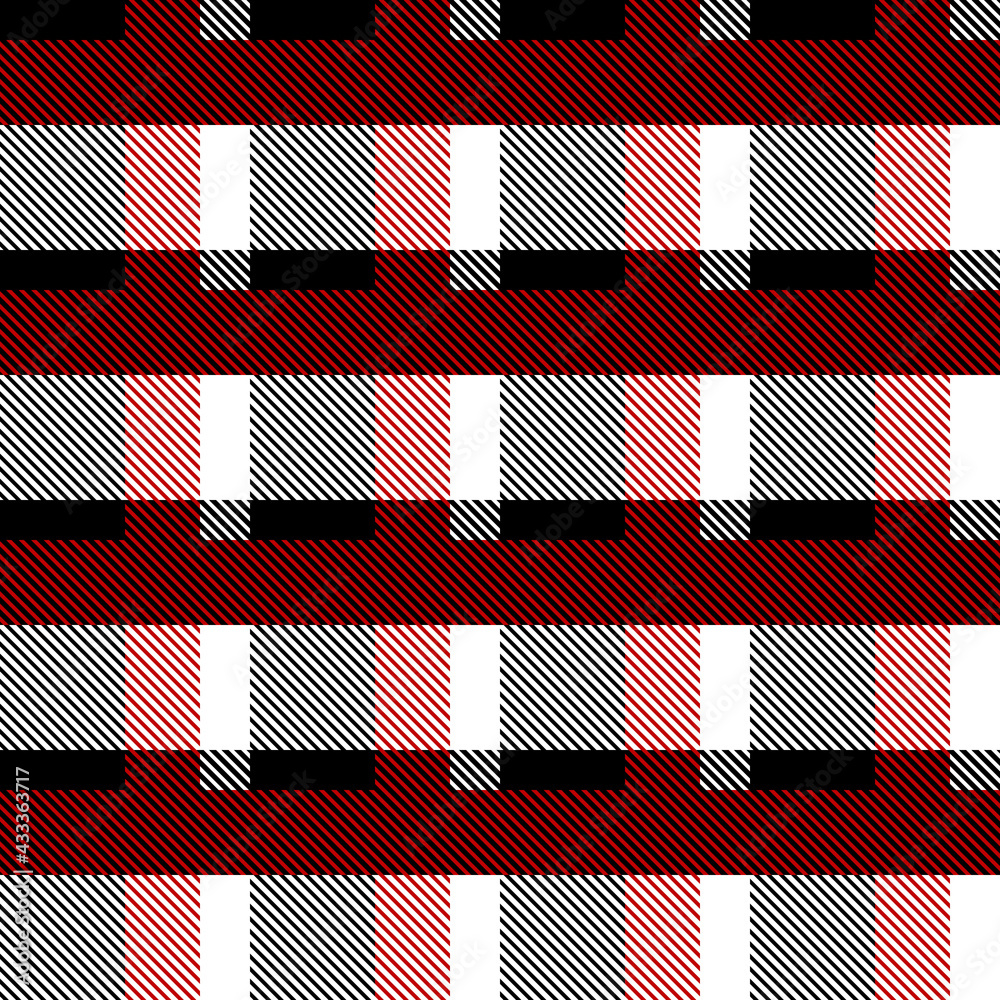 Red Modern Fabric Patterns