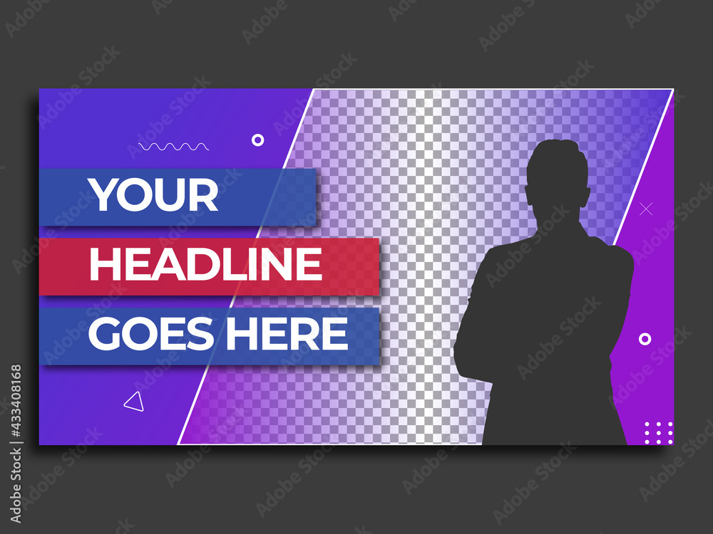 Live streaming workshop youtube thumbnail & video thumbnail template ...