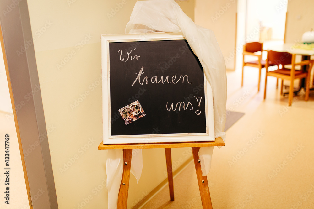 Wir Trauen Uns - Schild Stock Photo | Adobe Stock