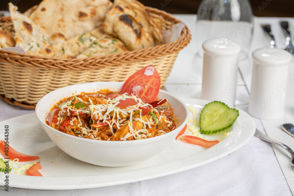 Kadai Paneer Dish Stock Photo | Adobe Stock