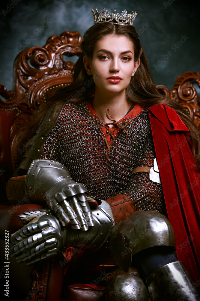 queen on a throne Stock Photo | Adobe Stock