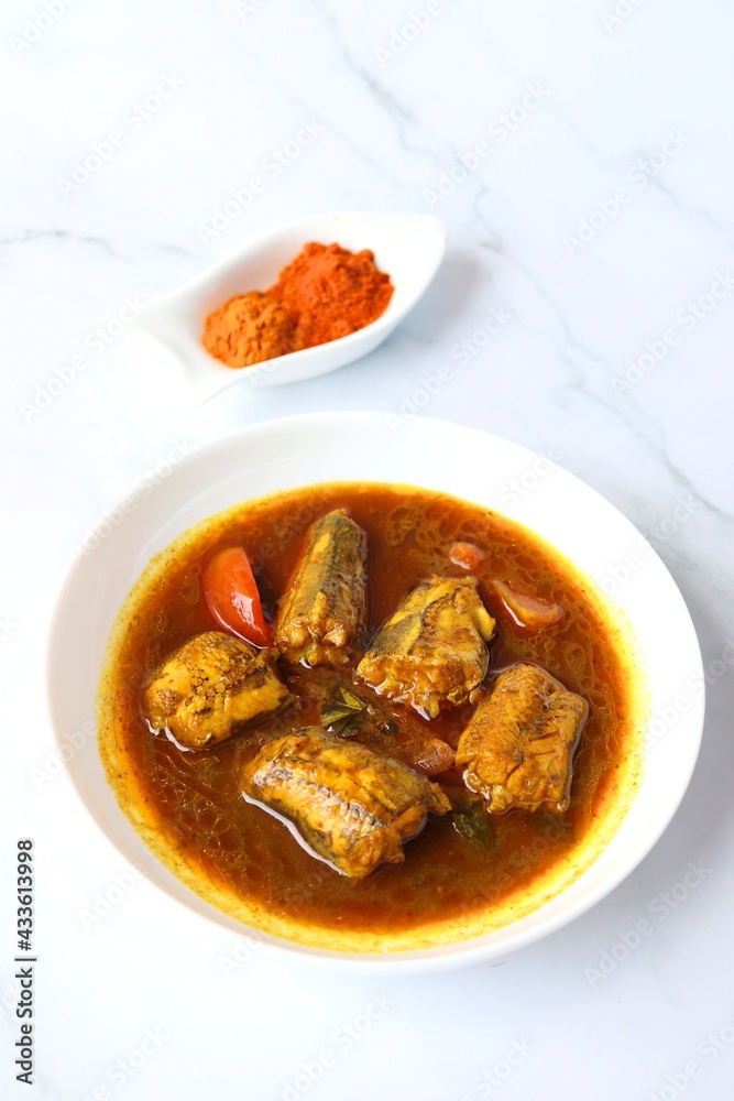 Indian Food - Homemade Spicy and tangy Bombay duck fish curry ...