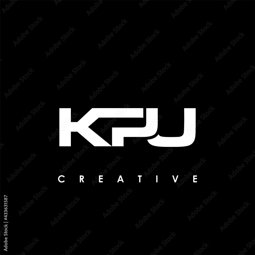KPU Letter Initial Logo Design Template Vector Illustration Stock ...