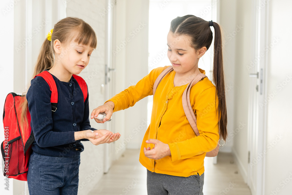 Back to school, schoolchildren hygiene, safety precautions after ...