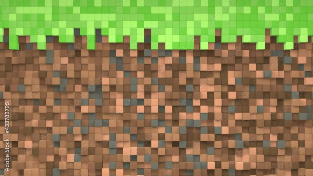 Vidéo Stock 3D Abstract cubes. Geometric mosaic waves pattern ...