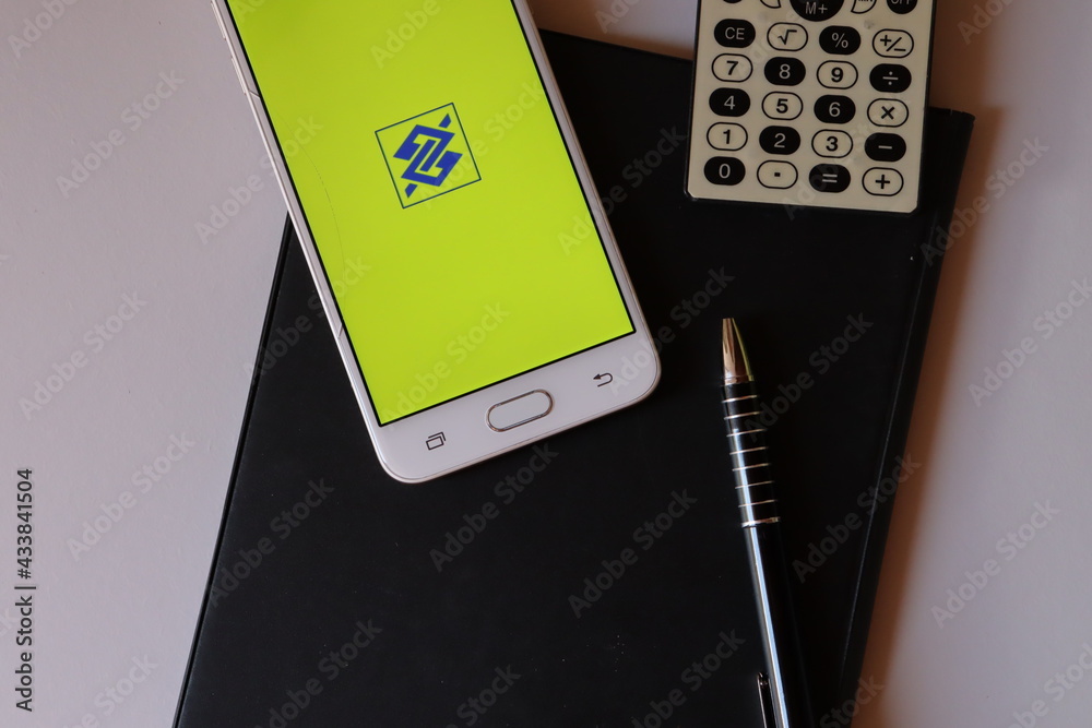 Bahia, Brazil - September 18, 2020. Banco do Brasil app on smartphone ...