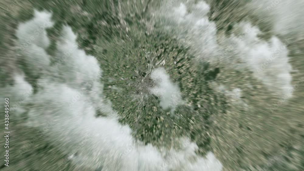 Earth zoom in from outer space to city. Zooming on Brussels, Belgium ...