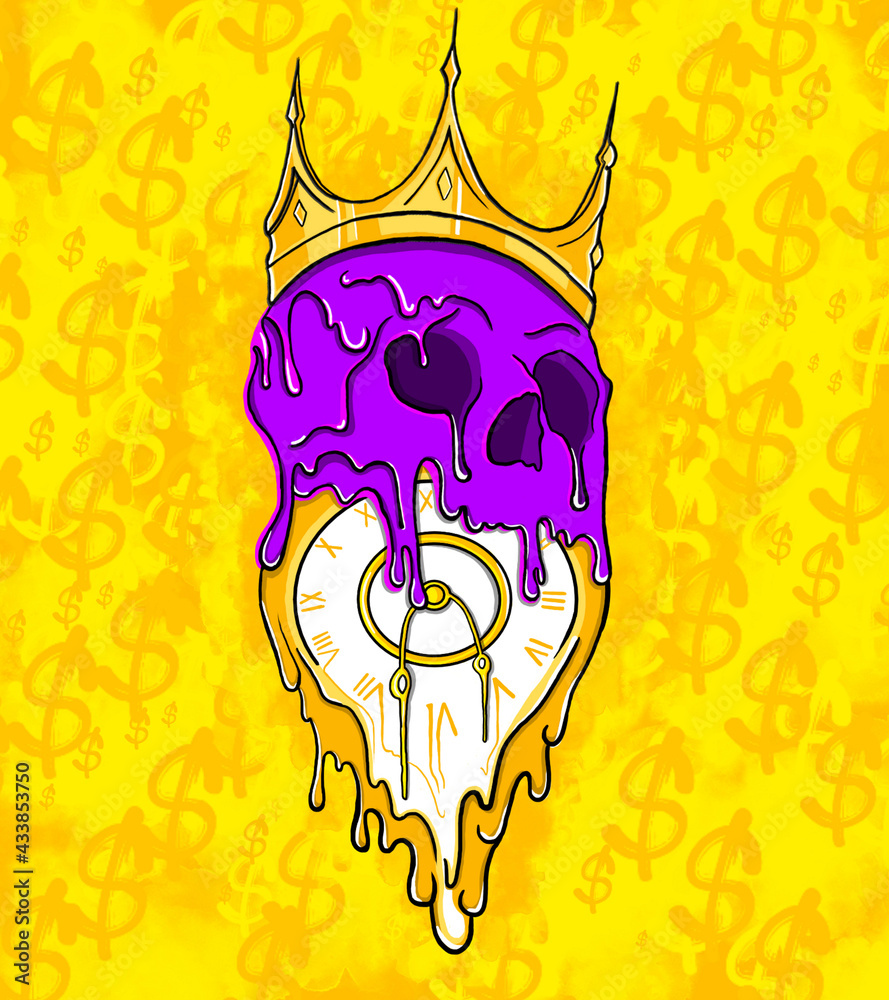 Surreal digital illustration inspired by my favorite rap song, mix of ...