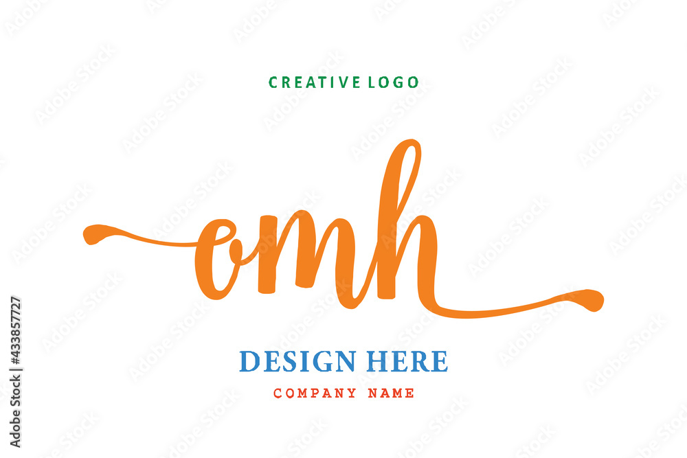 OMH lettering logo is simple, easy to understand and authoritative ...