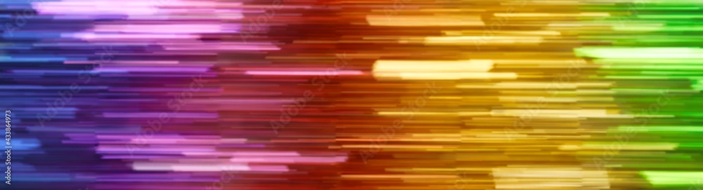 Abstract rainbow color background with horizontal lines in colorful ...
