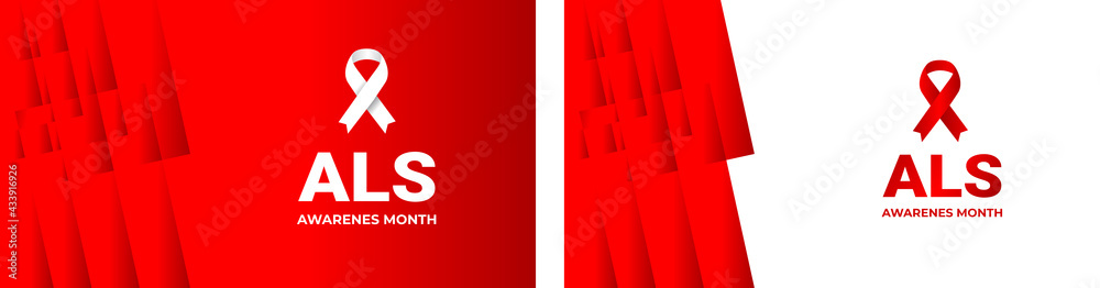 ALS (Amyotrophic lateral sclerosis) awareness month background. ALS ...